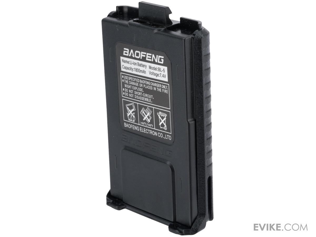 BaoFeng 7.4v 1800mAh Battery for UV-5 Series Radios, Tactical Gear ...