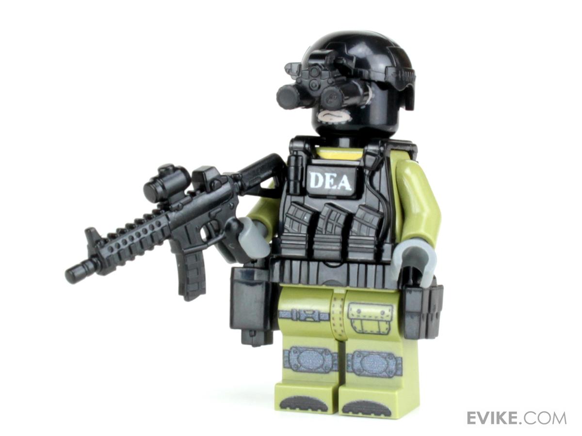 Battle Brick Customs Military Mini-Figure (Model: DEA Special Response ...