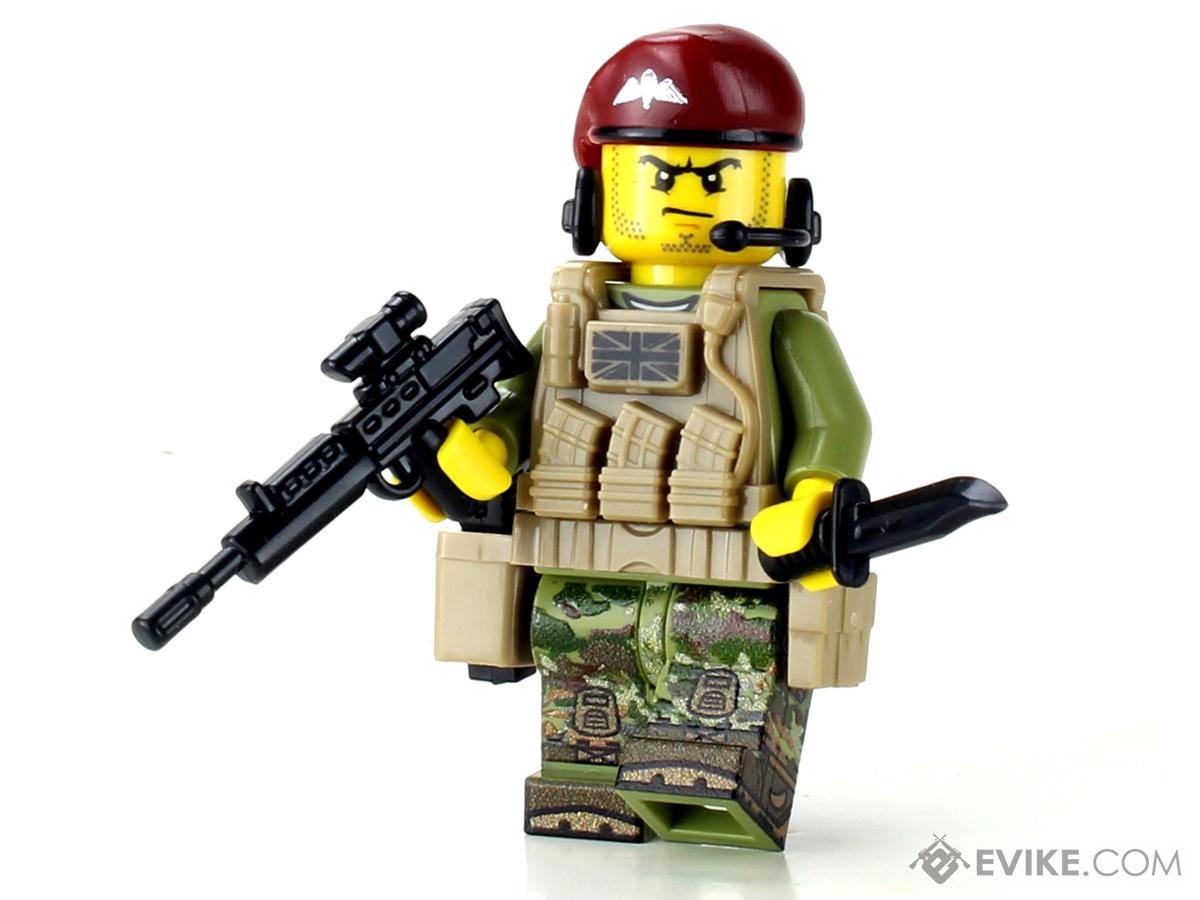 Battle Brick Customs Military Mini-Figure (Model: British Paratrooper ...