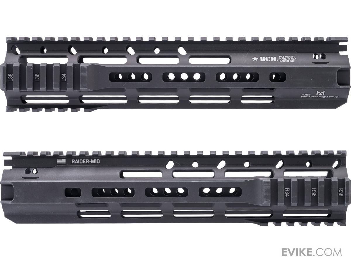 BCM Raider-M10 Modular M-LOK Rail Handguard for AR Rifles (Color: Black ...