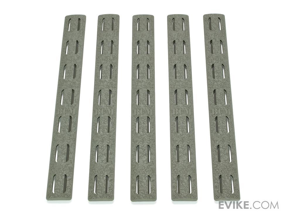 BCM Gunfighter KeyMod Rail Panel (Color: Foliage Green / 5 Pack ...