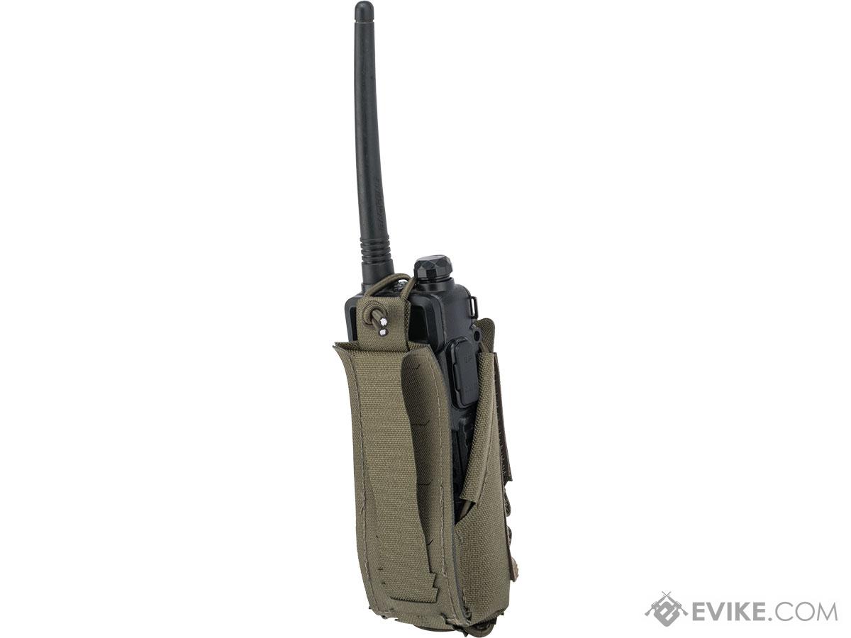 Beez Combat Systems Baofeng Radio Pouch w/ GRIDLOK (Color: Ranger Green ...