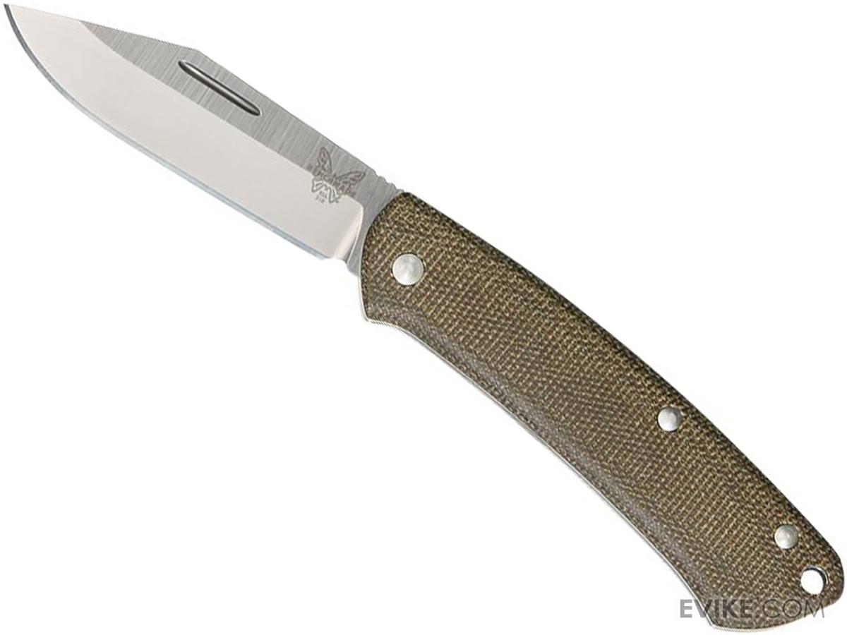 Benchmade Proper® Folding Knife (Model: Clip-Point / Satin Plain Edge ...