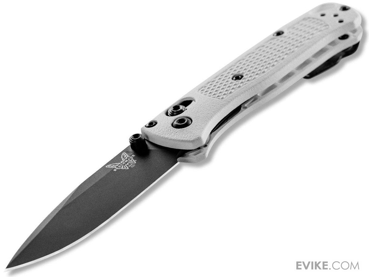 Benchmade Mini Bugout Folding Knife (Model: Drop Point / Black Coated ...