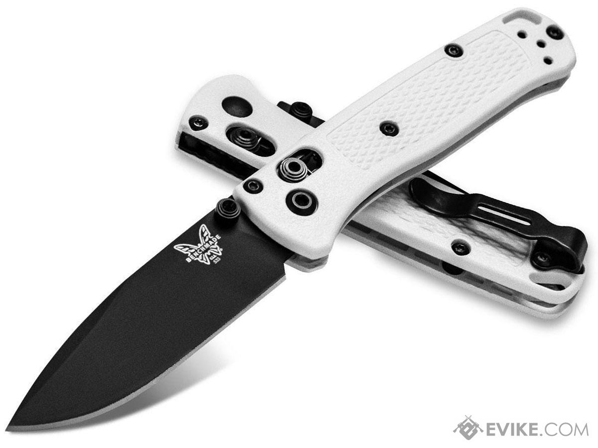 Benchmade Mini Bugout Folding Knife (Model: Drop Point / Black Coated ...