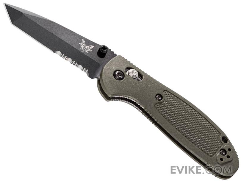 Benchmade / Pardue S30V Mini Griptilian Folding Knife (Model: Tanto ...