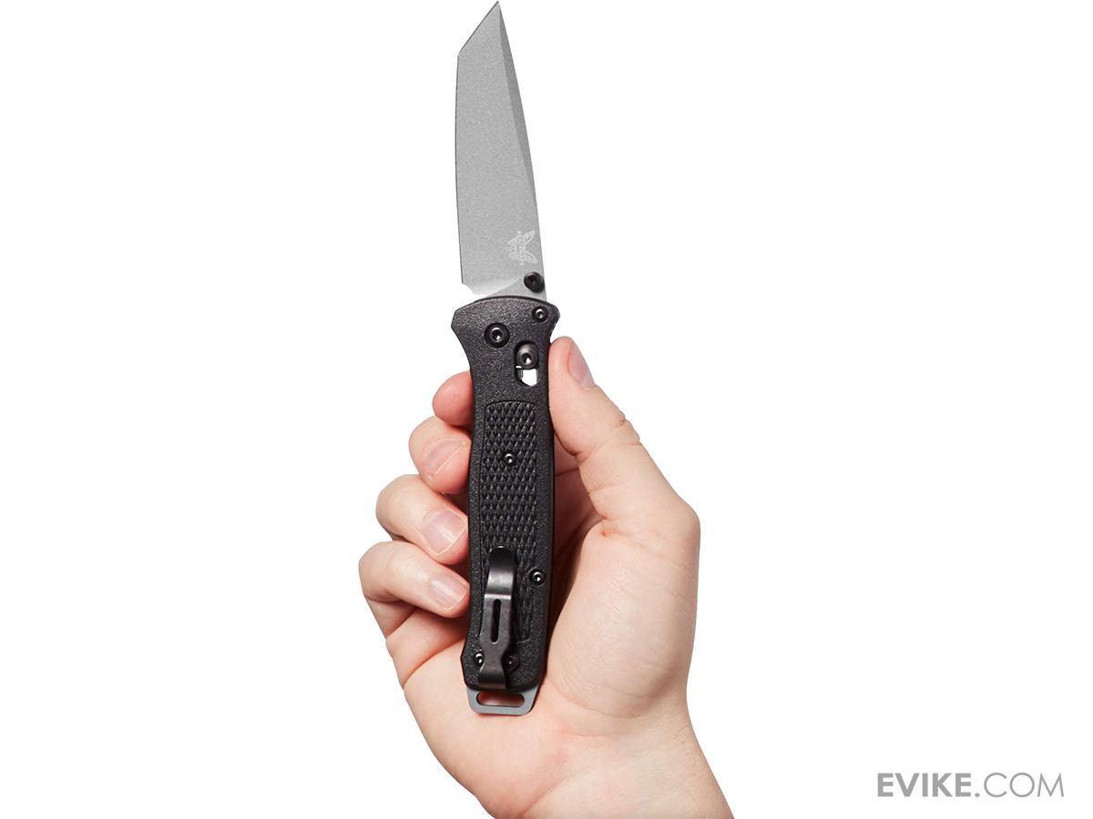 Benchmade 537 Bailout Folding Knife (Model: Tanto / Black Plain Edge ...