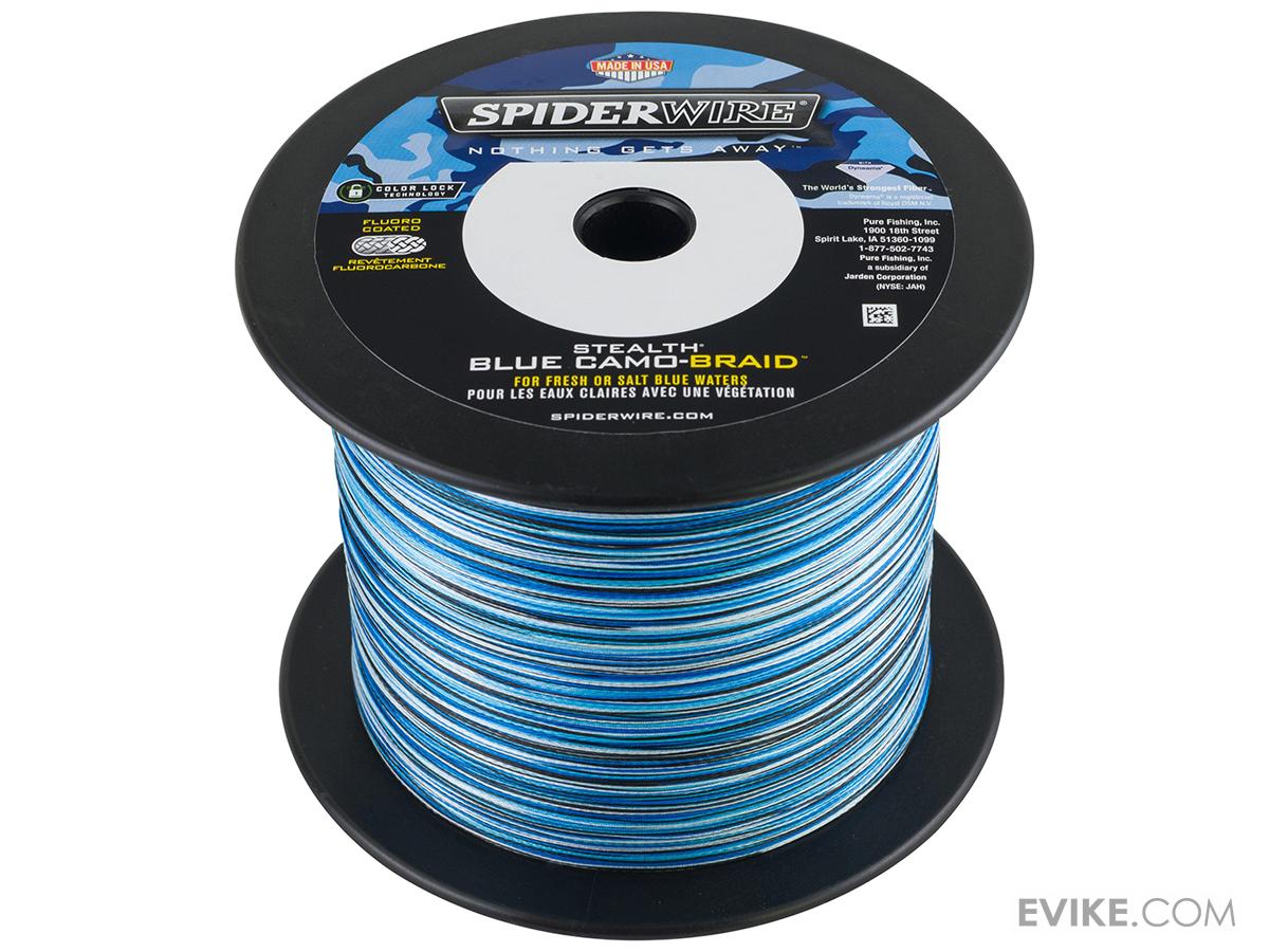 SpiderWire Superline Stealth® Blue Camo Flouro-Coated Leader (Model ...