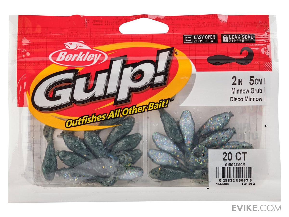 Berkley Gulp!® Minnow Grub Fishing Lure (Color: Disco Minnow / 2 ...