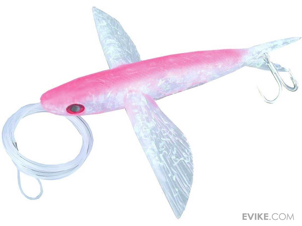 Frenzy Ballistic Flyer Flying Fish Lure (Model: 8" Rigged-Pink), MORE ...