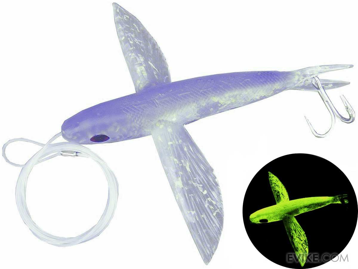 Frenzy Ballistic Flyer Flying Fish Lure (Model: 8" Rigged-Glow), MORE ...