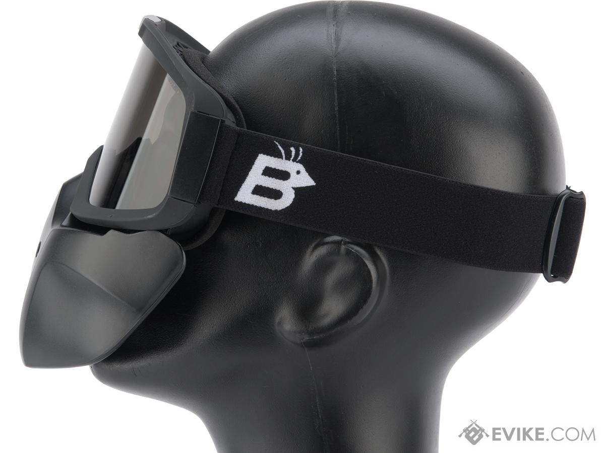 Birdz Eyewear Pelican Full Face Mask (Color: Black / Smoke), Tactical ...