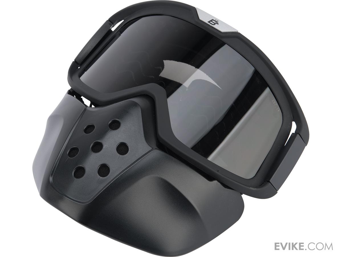 Birdz Eyewear Pelican Full Face Mask (Color: Black / Smoke), Tactical ...