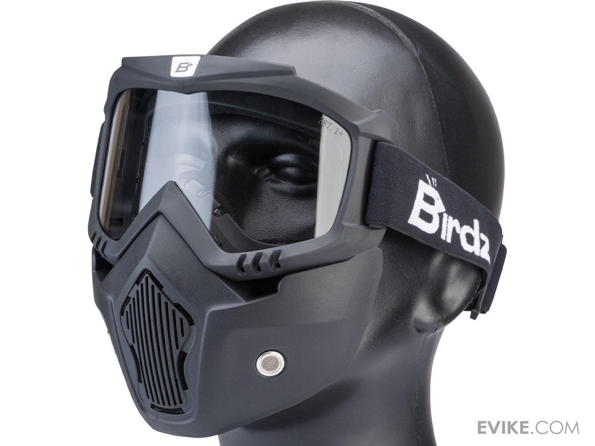 Birdz Eyewear Skylark Full Face Mask (Color: Black / Photochromic ...