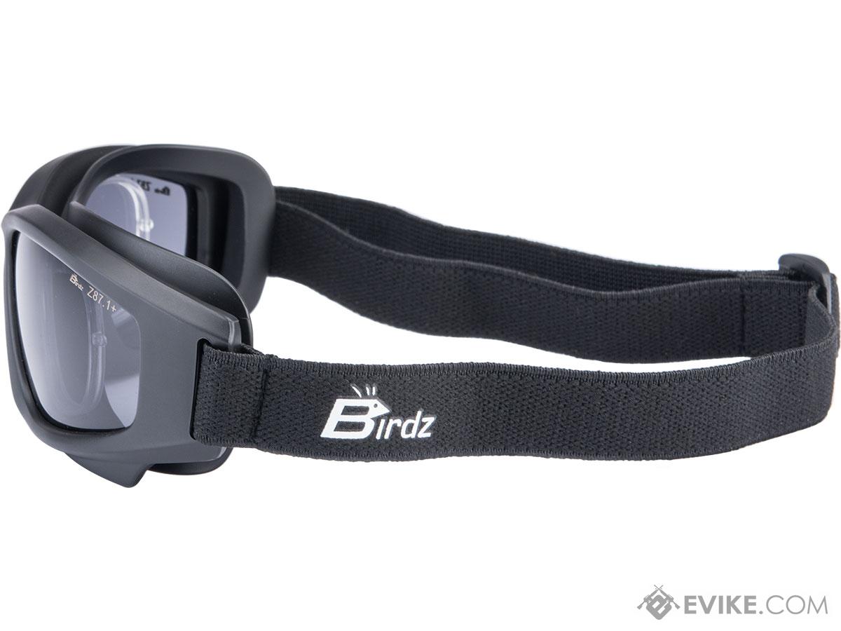 Birdz Eyewear Flyer Low Profile ANSI Z87.1 Goggles (Color: Smoke ...