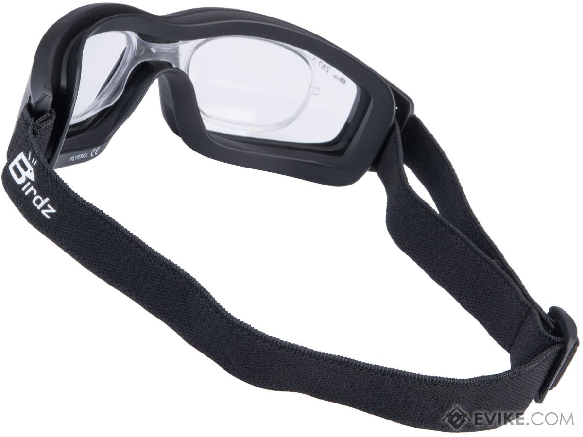Birdz Eyewear Flyer Low Profile ANSI Z87.1 Goggles (Color: Clear ...