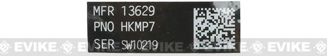 Blackjacks Weapon Code Label (Type: HK MP7), Tactical Gear/Apparel ...