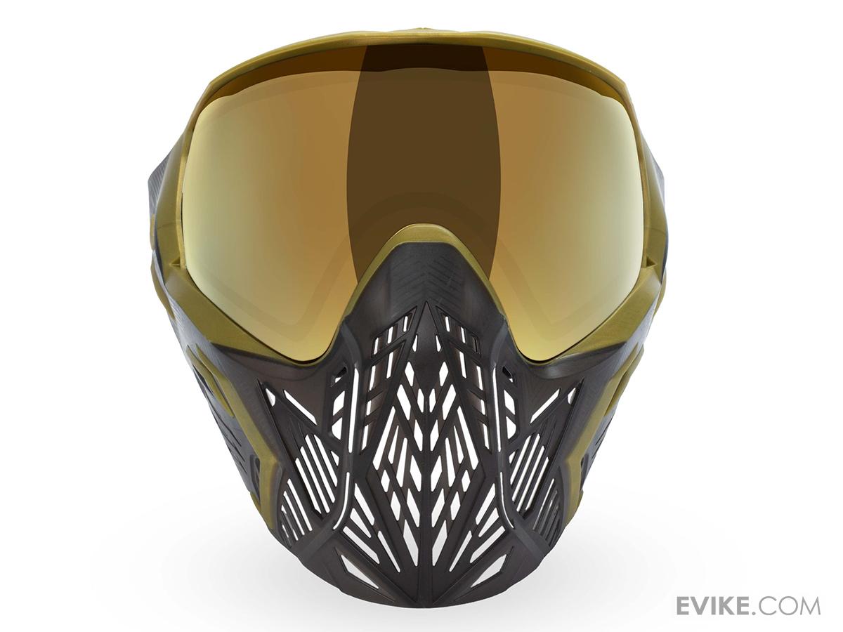 Bunkerkings CMD Full Seal Airsoft/Paintball Mask (Model: Black/Gold ...