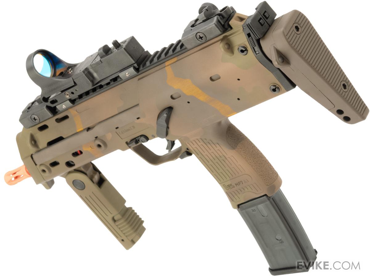 Elite Force / Umarex H&K Licensed MP7 A1 PDW Airsoft AEG by VFC w/ Black Sheep Arms Custom ...