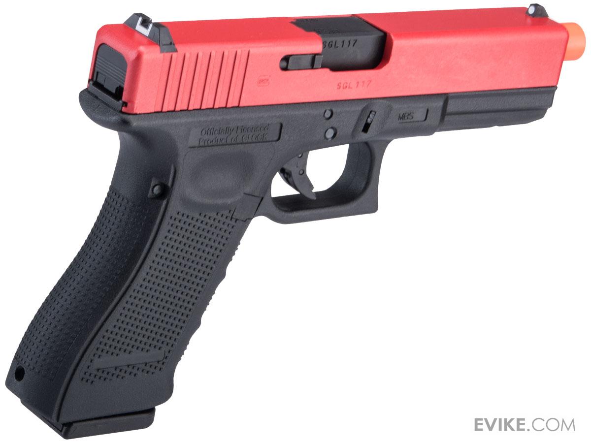 Elite Force Fully Licensed GLOCK 17 Gen.4 Gas Blowback Airsoft Pistol w/ Custom Cerakote (Color ...