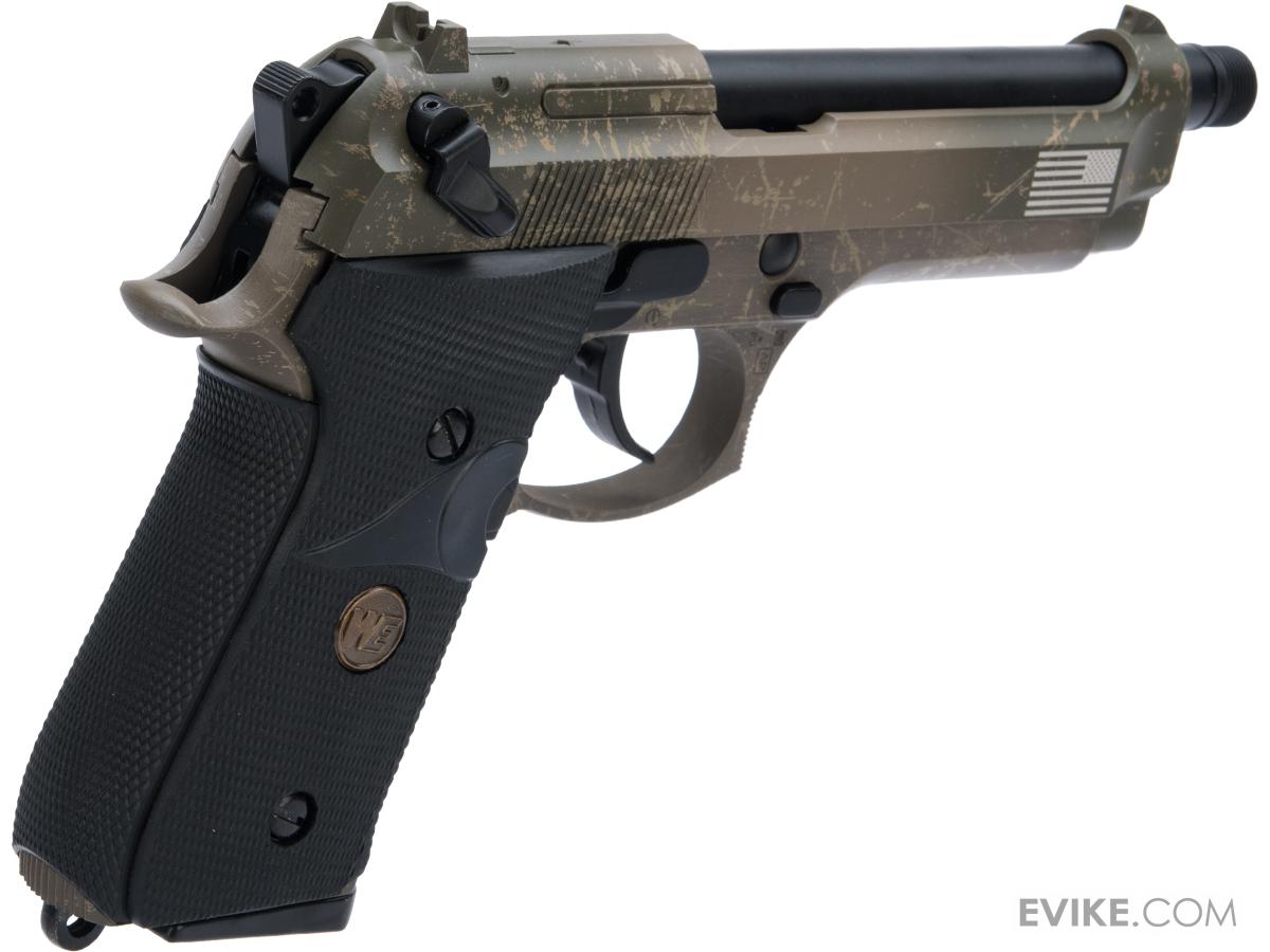 WE-Tech M9 Heavy Weight Airsoft GBB Professional Training Pistol w ...