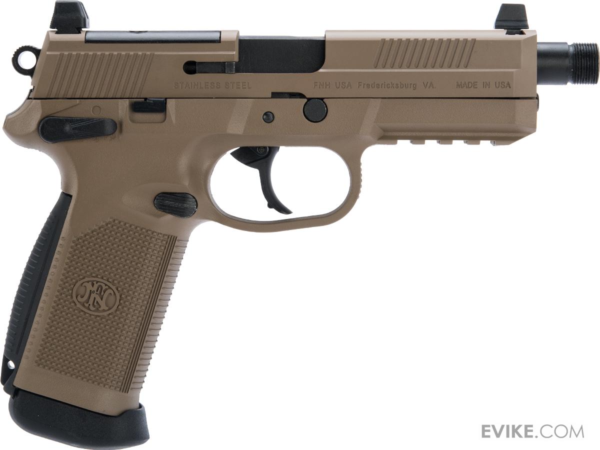 FN Herstal FNX-45 Tactical Airsoft Gas Blowback Pistol by Cybergun w ...