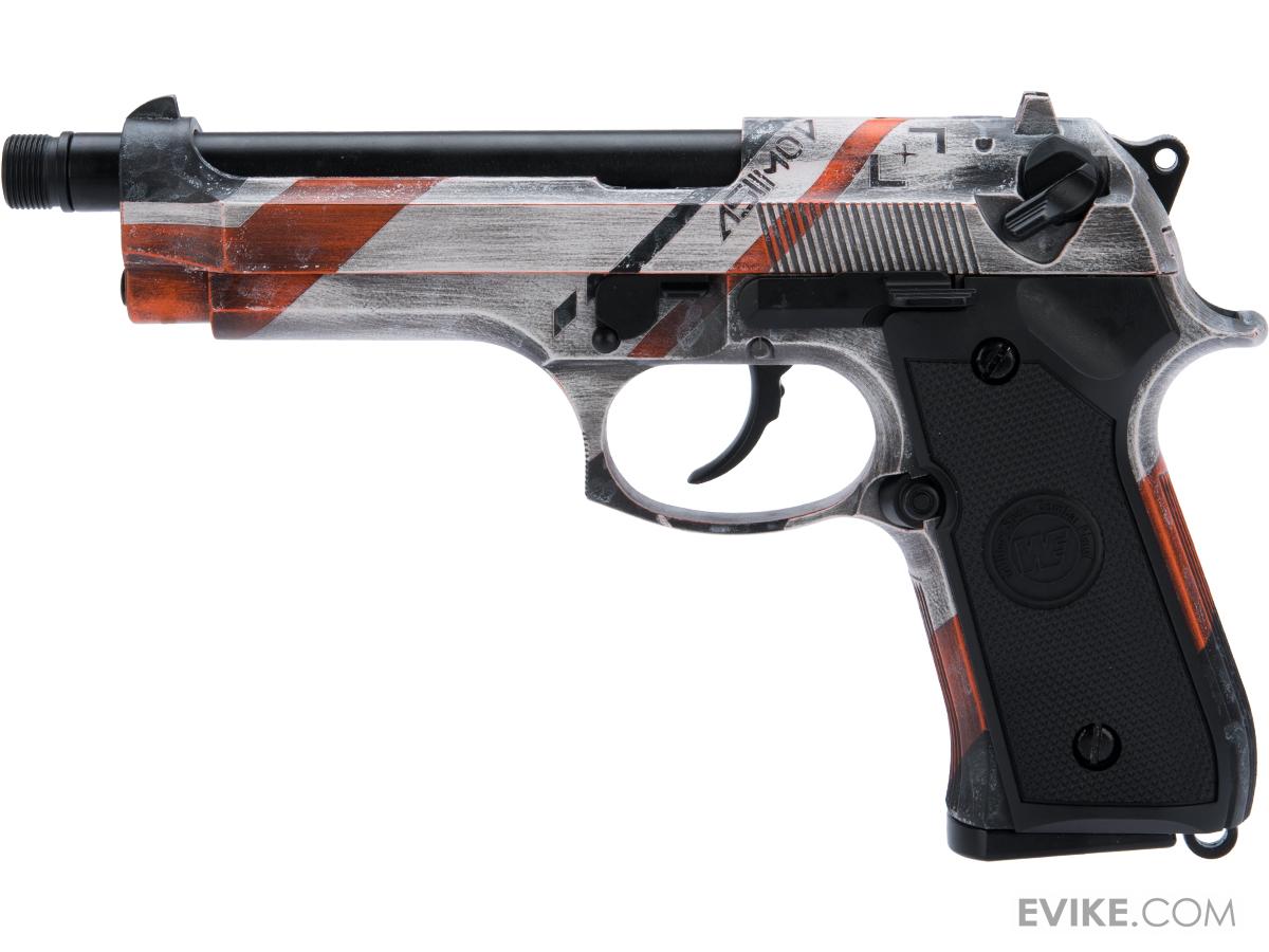 WE-Tech M9 Heavy Weight Airsoft GBB Professional Training Pistol w ...