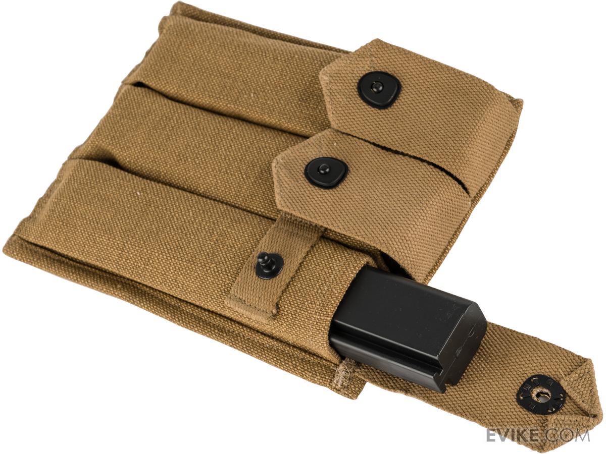 Black Owl Gear Reproduction WWII Three-Cell Magazine Pouch for M1A1 ...