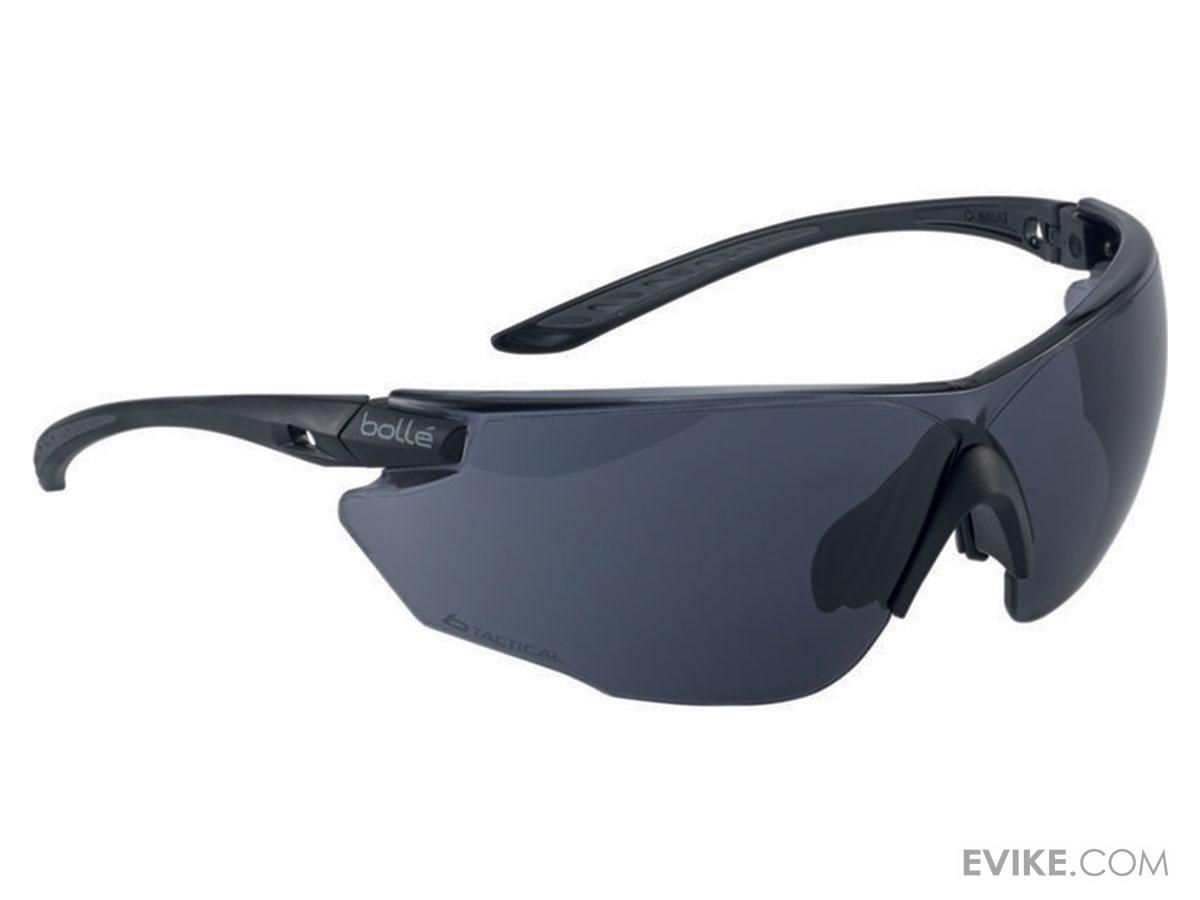Bolle Safety COMBAT Tactical Safety Glasses Kit (Color: Black ...