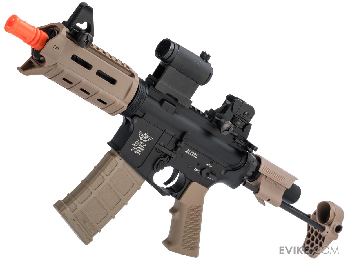 BOLT B4 PDW B.R.S.S. Recoil EBB Airsoft AEG Rifle (Color: Tan ...