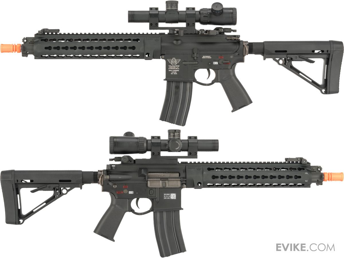Bolt B4 DEVGRU Full Metal Recoil EBB Airsoft AEG Rifle (Color: Black ...