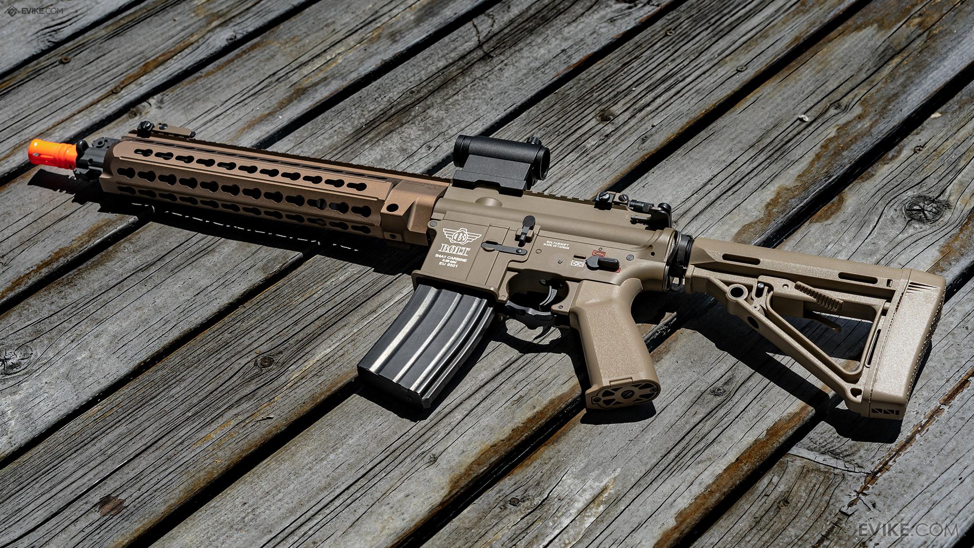 Bolt B4 DEVGRU Full Metal Recoil EBB Airsoft AEG Rifle (Color: Black ...