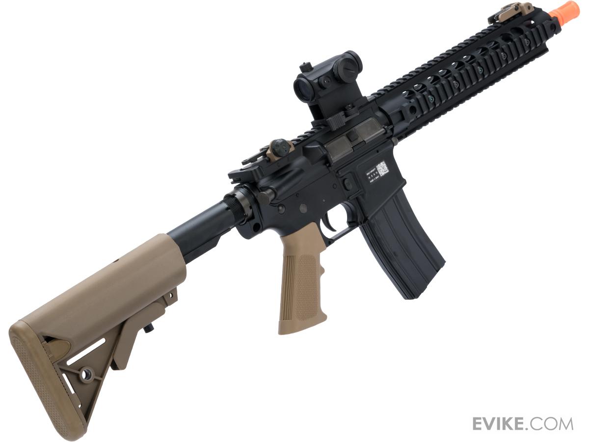 BOLT Airsoft RAS-2 B.R.S.S. EBB Airsoft AEG Rifle (Color: Tan), Airsoft ...