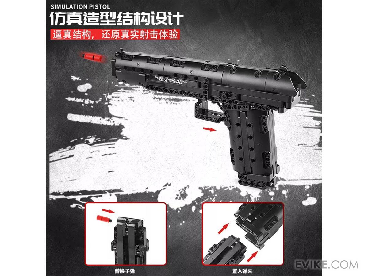 MouldKing Block Gun Series Brick Toy Set (Model: Desert Eagle), MORE ...