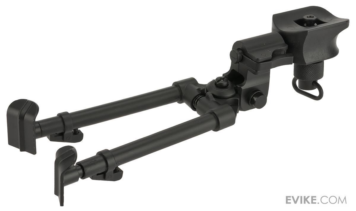 AGM Samurai V-Grooved Multi Purpose Steel Bipod for Airsoft Sniper ...