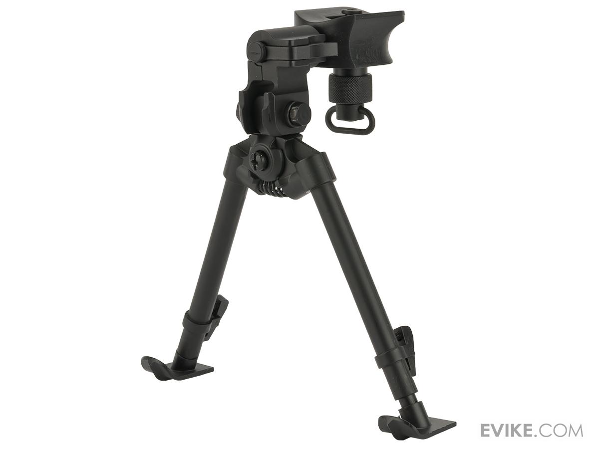 AGM Samurai V-Grooved Multi Purpose Steel Bipod for Airsoft Sniper ...