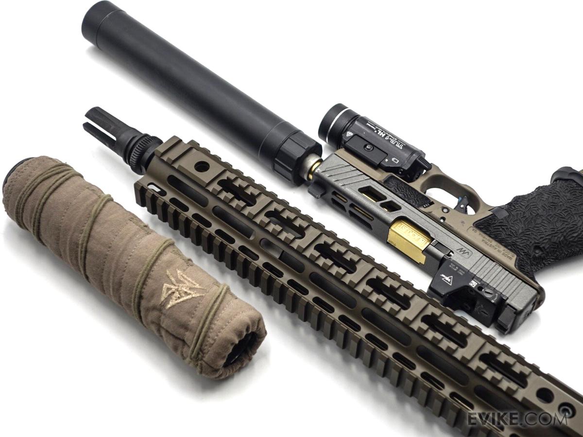 Burn Proof Gear Rifle Caliber Heavy Suppressor Cover (Color: Flat Dark ...
