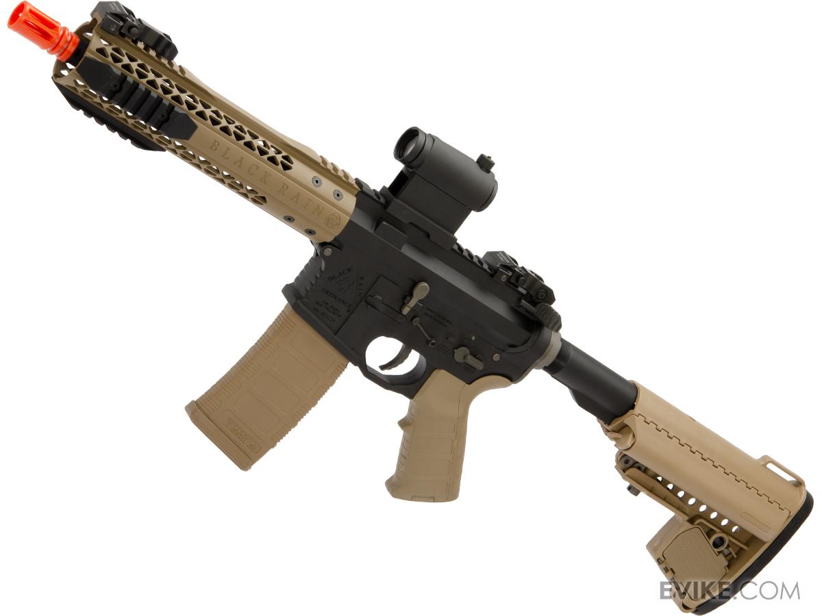 EMG Black Rain Ordnance BRO SPEC15 Licensed AR-15 Airsoft AEG Rifle (Color: Dark Earth / Shorty ...