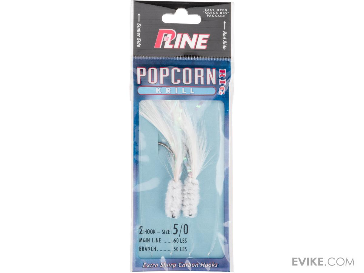 P-Line Popcorn Krill 2 Hook Fishing Rig (Color: White / 5/0), MORE ...