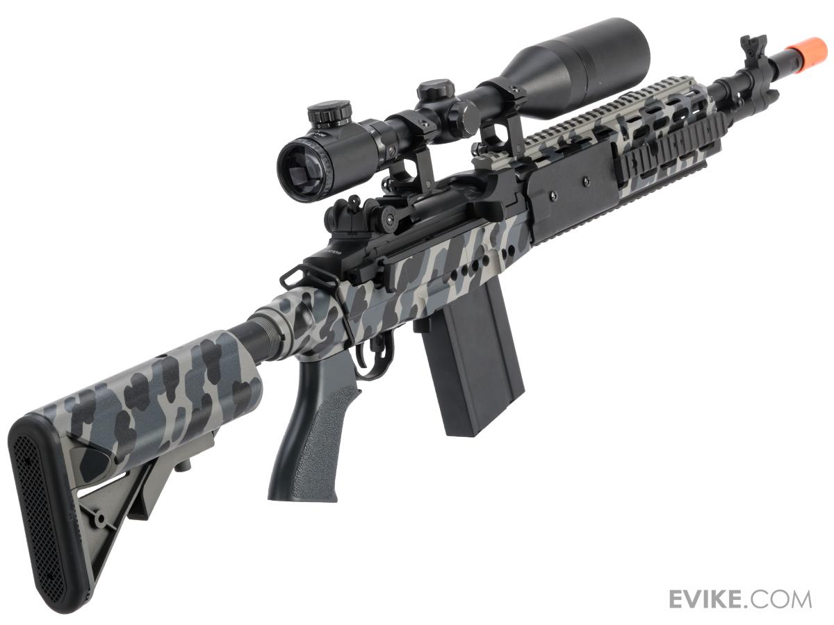 CYMA Sport Full Metal M14 EBR Designated Marksman Rifle Airsoft AEG w ...