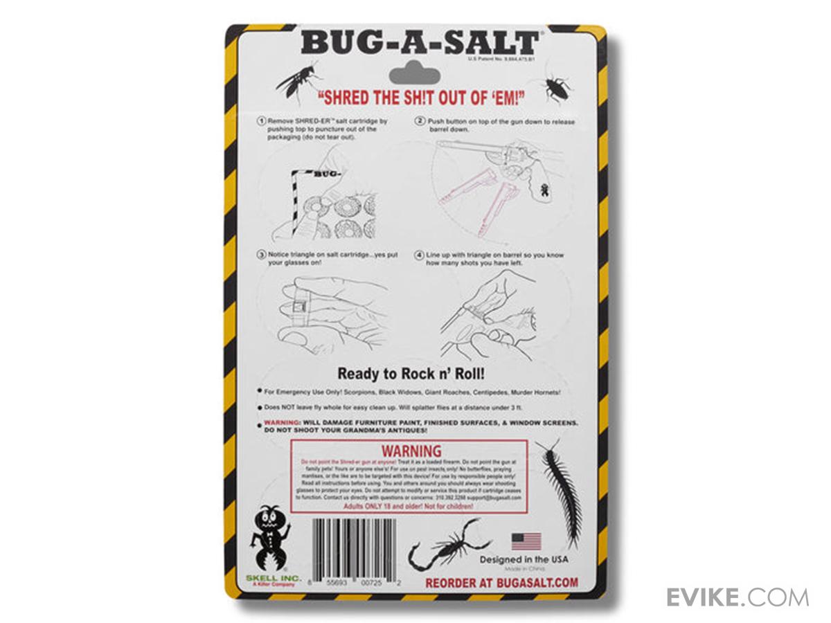 Bug-A-Salt SHRED-ER Cylinder Salt Ammo Pack (Model: 12x Pack), MORE ...
