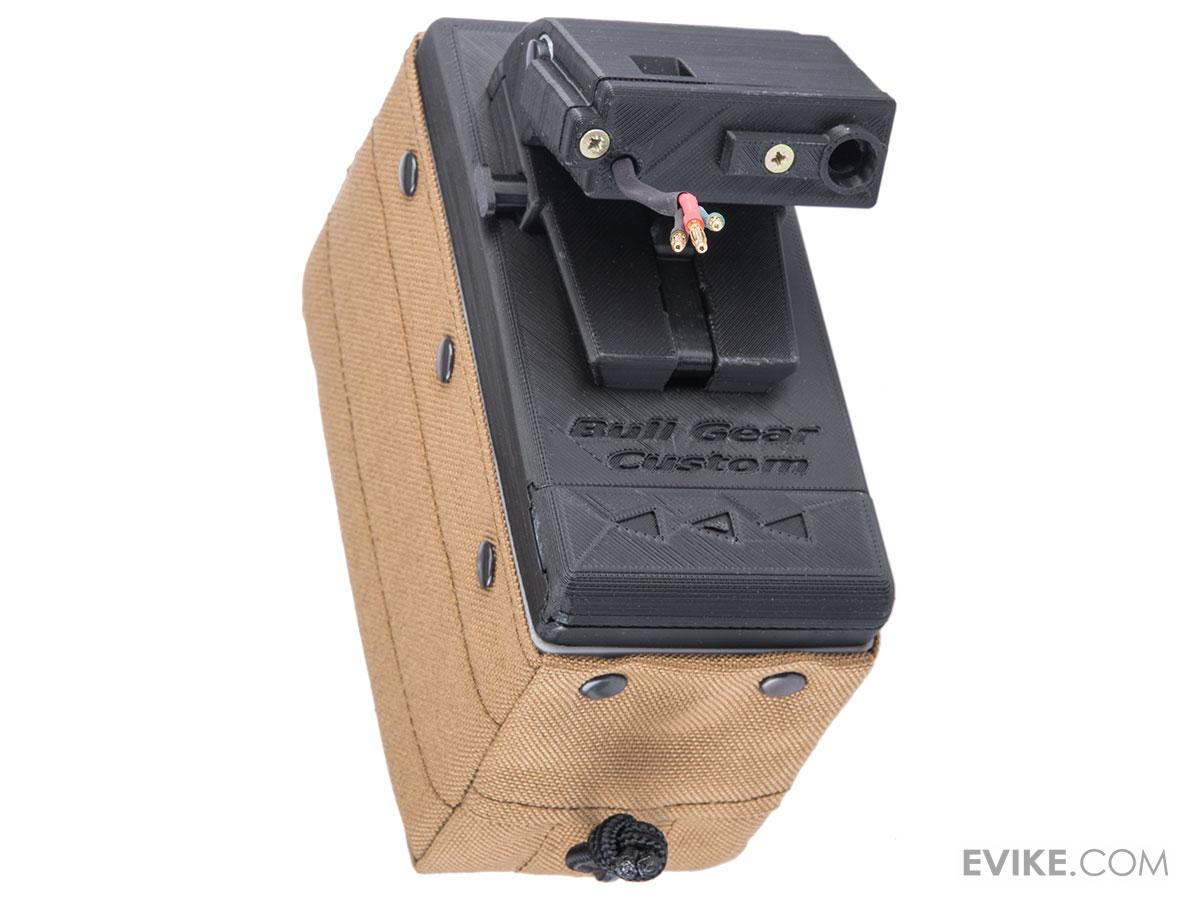 Bullgear 2500 Round Box Magazine Kit for A&K M249 Airsoft AEG Machine ...