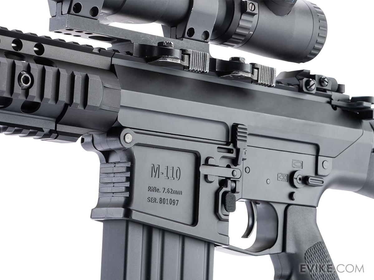 Classic Army M110 Airsoft AEG Sniper Rifle w/ ECS Gearbox (Color: Black), Airsoft Guns, Airsoft ...