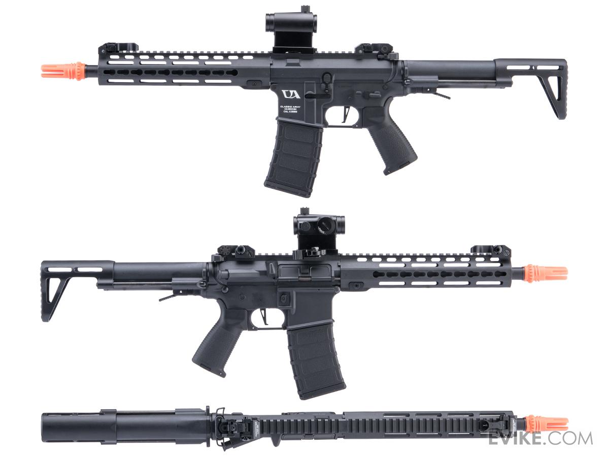 Classic Army Polymer KM10 M4 Airsoft AEG Rifle w/ 10" KeyMod Handguard ...