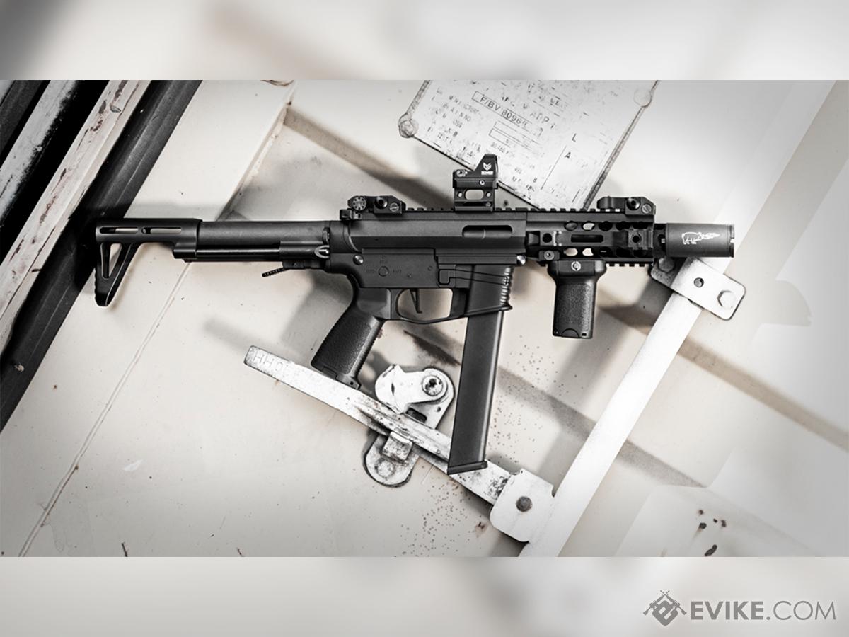 Classic Army PX9 Polymer Body Airsoft AEG Machine Pistol (Color: Black ...