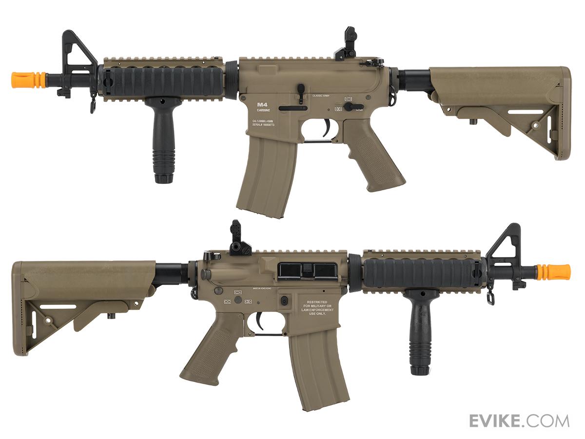 Classic Army M4 CQB RIS Metal Airsoft AEG Rifle (Color: Dark Earth ...