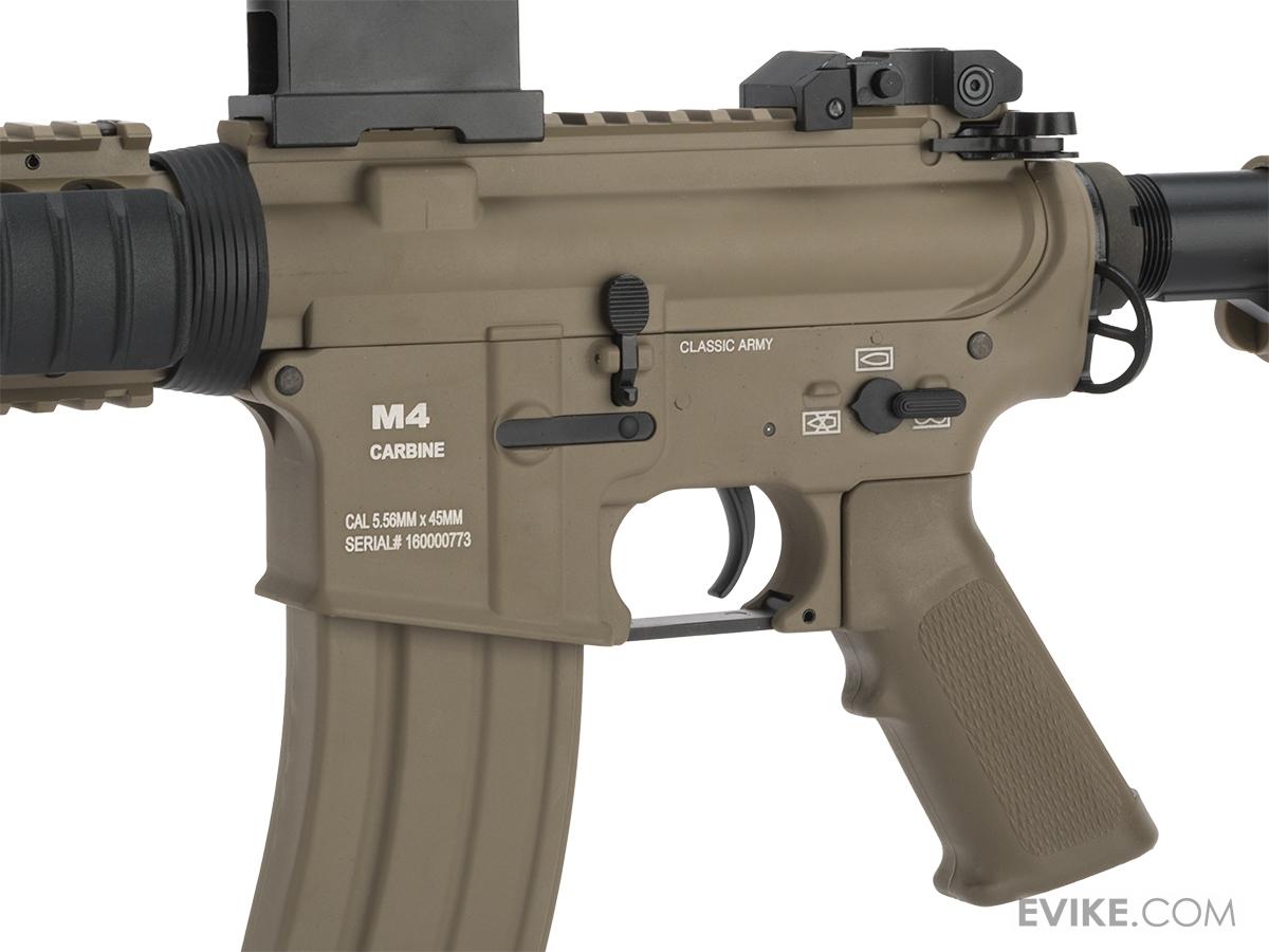 Classic Army M4 CQB RIS Metal Airsoft AEG Rifle (Color: Dark Earth ...
