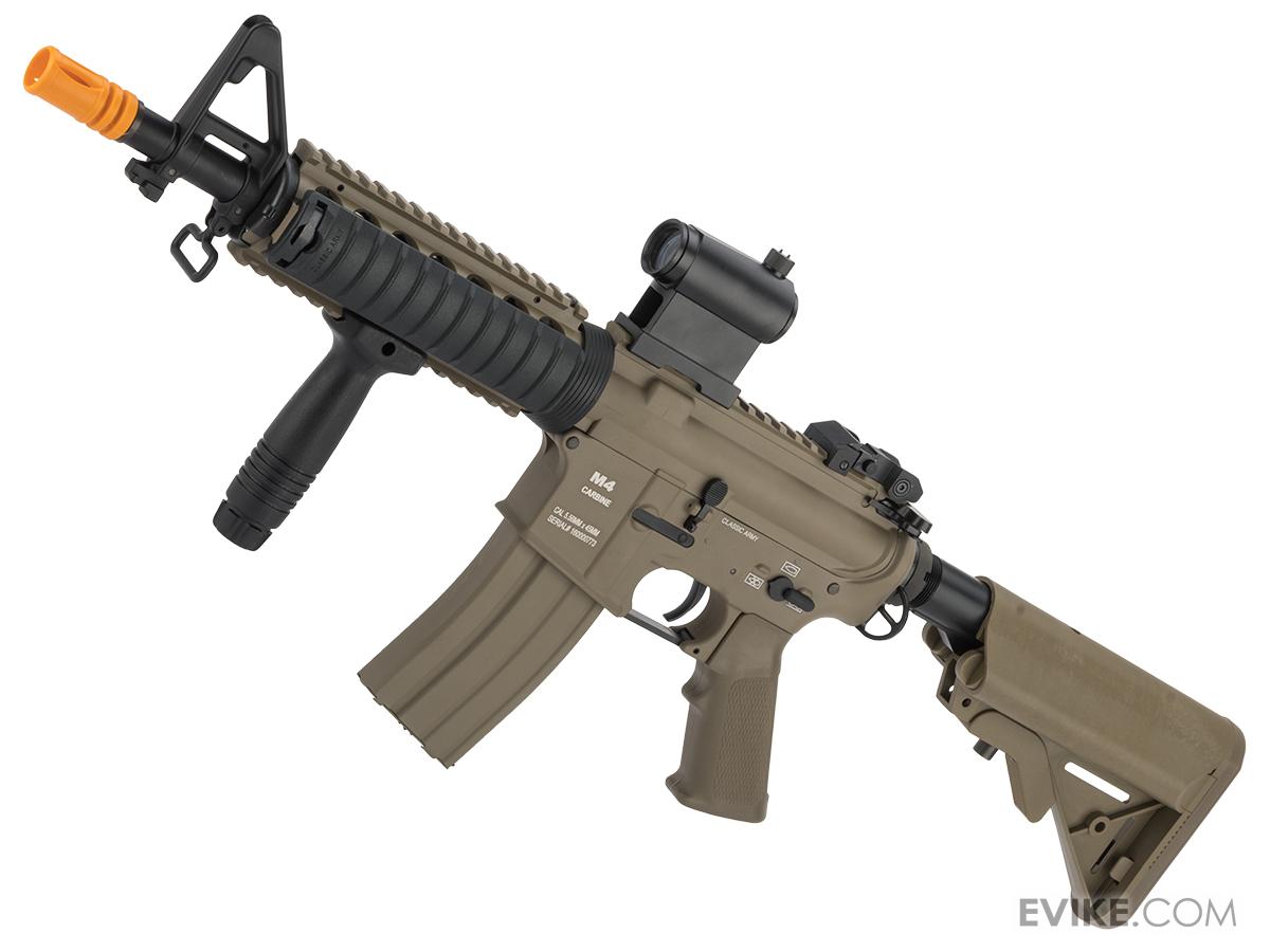 Classic Army M4 CQB RIS Metal Airsoft AEG Rifle (Color: Dark Earth ...