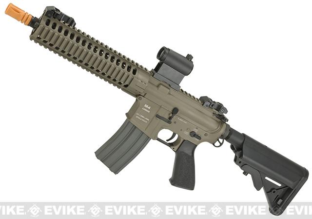 Classic Army Full Metal M4 M6A2 Airsoft AEG Rifle (Color: Coyote Brown ...