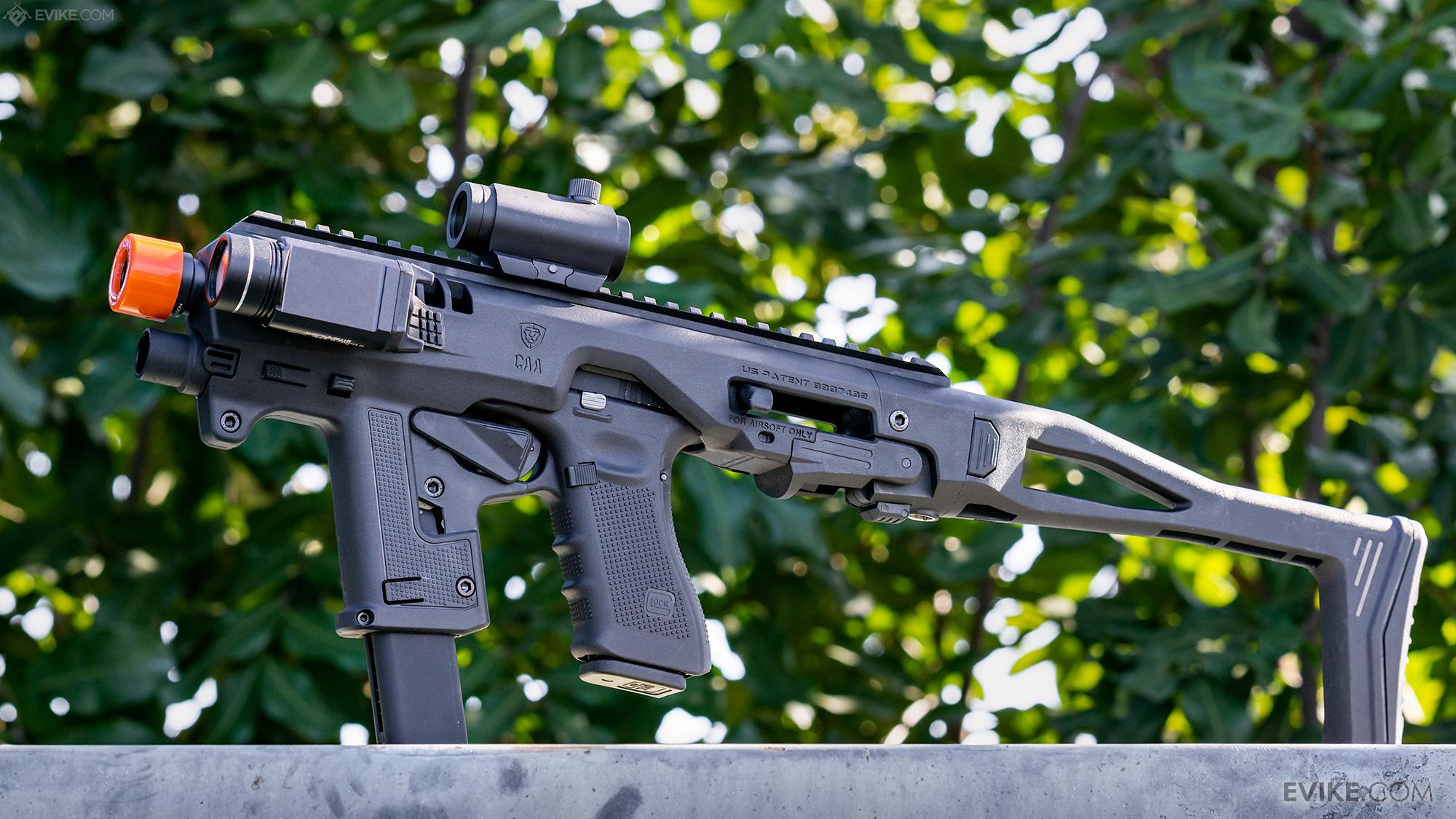 CAA Airsoft Micro Roni Pistol Carbine Conversion Kit with Elite Force ...